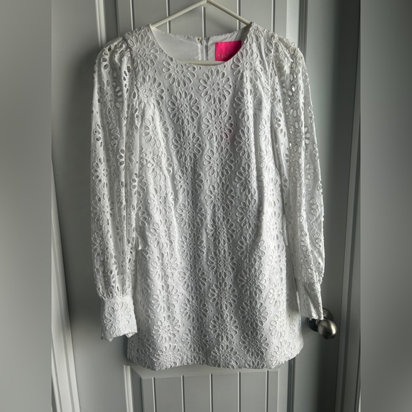 Lilly Pulitzer | Pants & Jumpsuits | Lilly Pulitzer Aisha Eyelet Romper ...